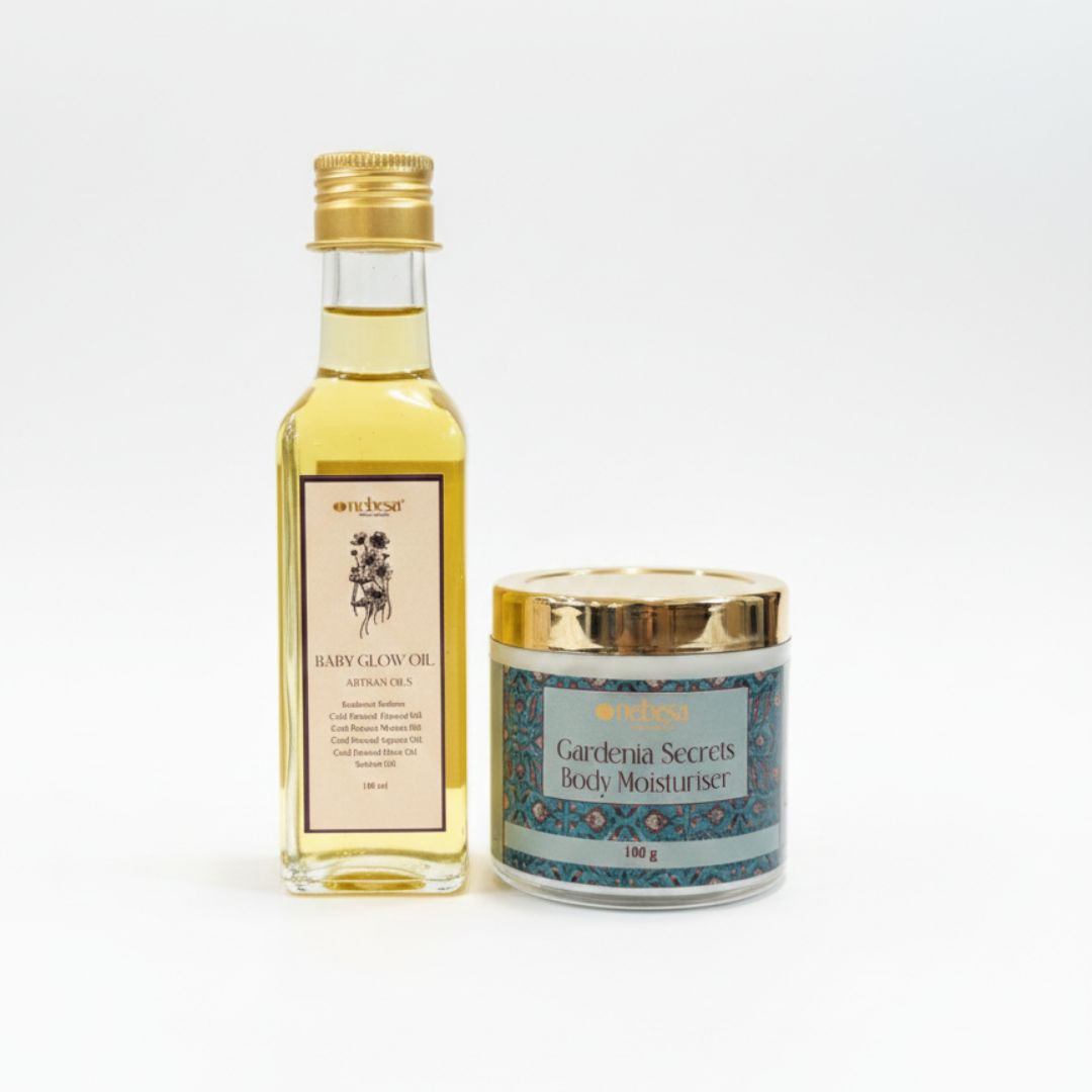 BABY GLOW OIL & BABY UBTAN COMBO (100g) – Nebesa Organics Skincare