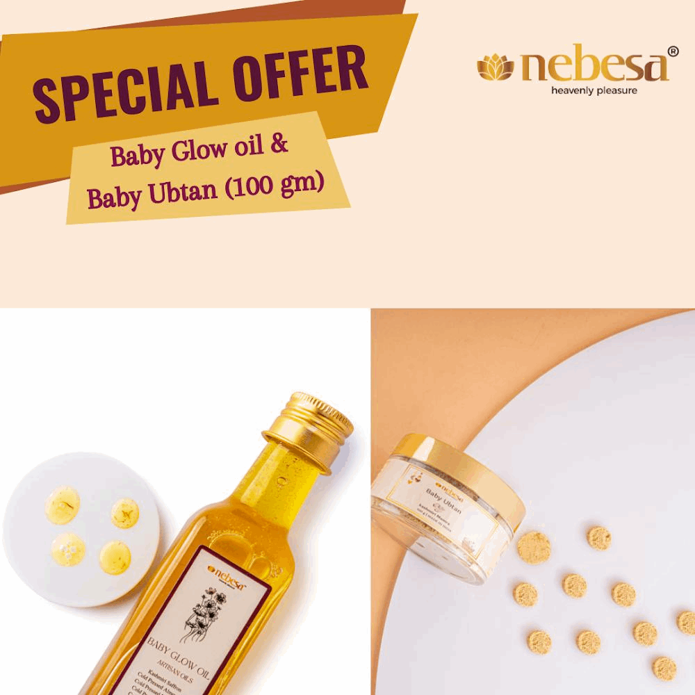 BABY GLOW OIL & BABY UBTAN COMBO (100g) – Nebesa Organics Skincare