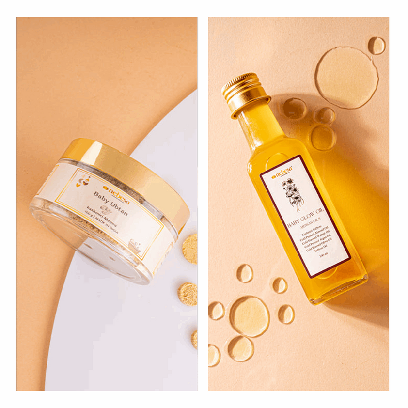 BABY GLOW OIL & BABY UBTAN COMBO (100g) – Nebesa Organics Skincare